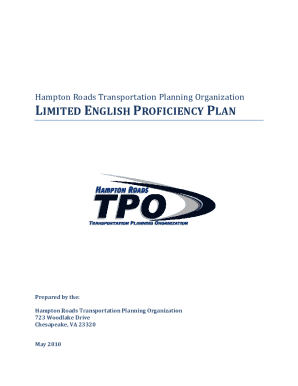 Fillable Online LIMITED ENGLISH PROFICIENCY PLAN Fax Email Print ...