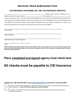 Fillable Online Draft Check Authorization Form Fax Email Print - pdfFiller