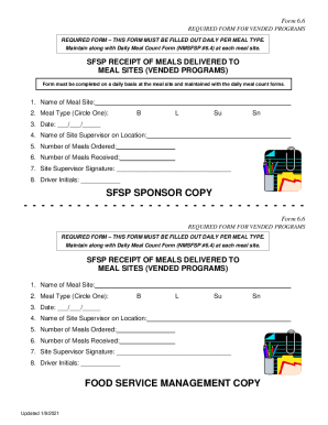 Fillable Online Best Practices for Meal Claim Verification and Ensuring ...