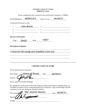 Fillable Online 28403 14367 MD002 B-4 06/04/21 I removed old sweep and ...