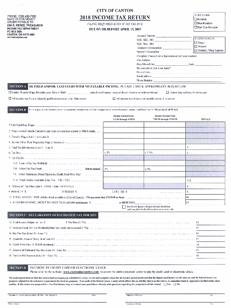 Fillable Online Tax Form (PDF) Fax Email Print - pdfFiller