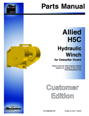 Fillable Online Allied H4A Customer Edition Parts Manual Fax Email ...