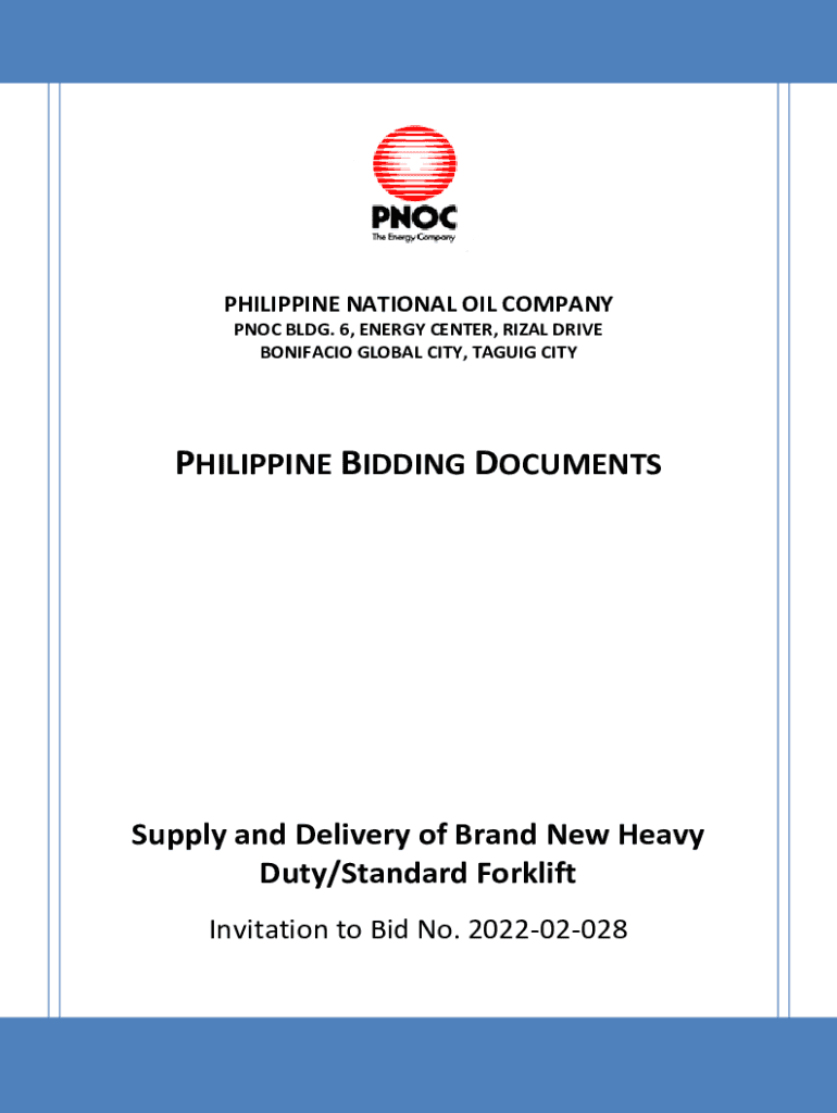 Fillable Online PHILIPPINE BIDDING DOCUMENTS Supply and Delivery ...