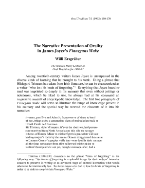 Fillable Online journal oraltradition ORAL TRADITION 7.1 - The ...