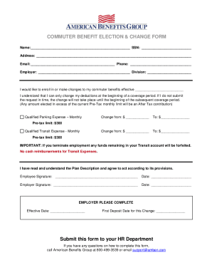 Fillable Online Section 132(f) Tax-Free Transportation Plan Fax Email ...