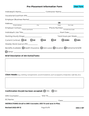 Fillable Online The Individualized Plan for Employment (IPE) Fact Sheet ...