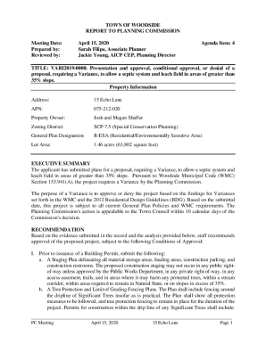 Fillable Online TITLE: VARI2019-0008: Presentation and approval ...