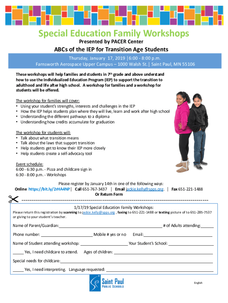 Fillable Online ABCs of the IEP for Parents of Transition-Age Students ...