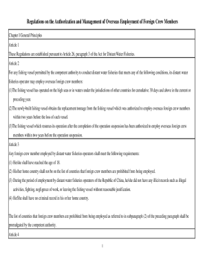 Fillable Online Regulations on the Authorization and Management of ...