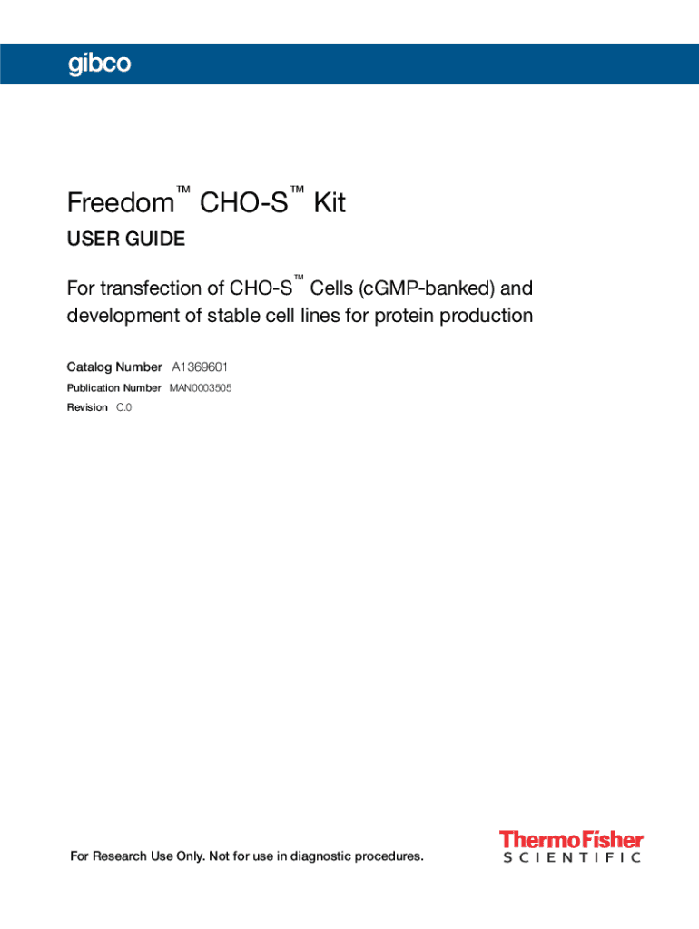 Fillable Online Fillable Online Freedom CHO-S Kit User Guide ... Fax Email Print - pdfFiller