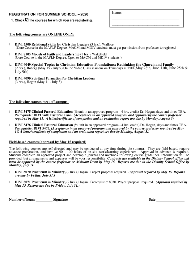 Fillable Online Register for a class - One Stop Student Services, Twin ...