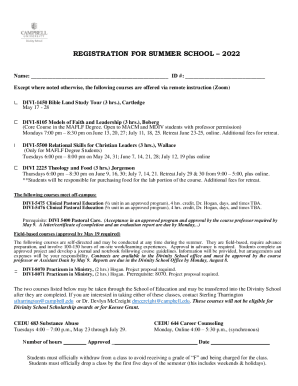 Fillable Online essr 2022 remedial summer school enrollment form. and ...