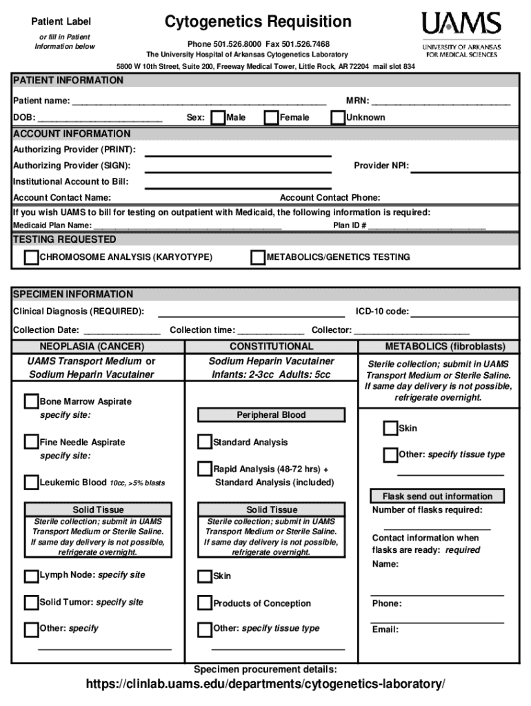 Fillable Online Freeway Medical Tower - 5800 W 10th St, Little Rock, AR ...