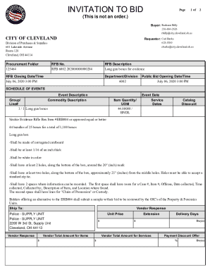 Fillable Online Long gun boxes for evidence Fax Email Print - pdfFiller