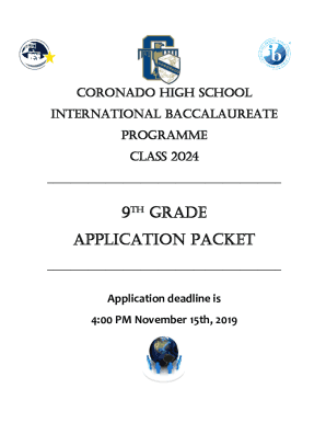 Fillable Online Apply to the IB Diploma Program Fax Email Print - pdfFiller