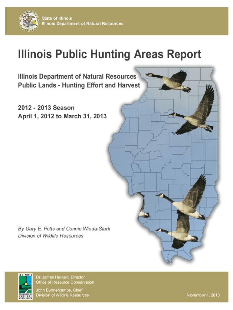 Fillable Online dnr illinois Assessment of Illinois Dove Hunter ...
