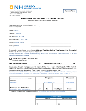 Fillable Online Formulir/Form Fax Email Print - pdfFiller
