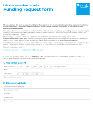 Fillable Online Watchman Pre Authorisation Form Fax Email Print - pdfFiller