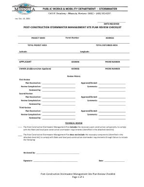 Fillable Online MCM 5 - Missoula Post-Construction Storm Water ...