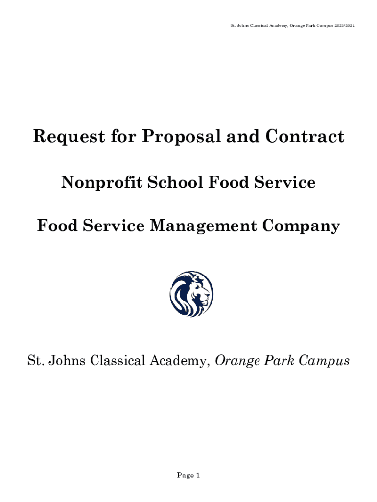 Fillable Online St. Johns Classical Academy coming to Orange Park next ...