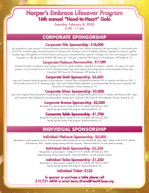 Fillable Online Sponsorship Press Release Template FREE Download Fax ...