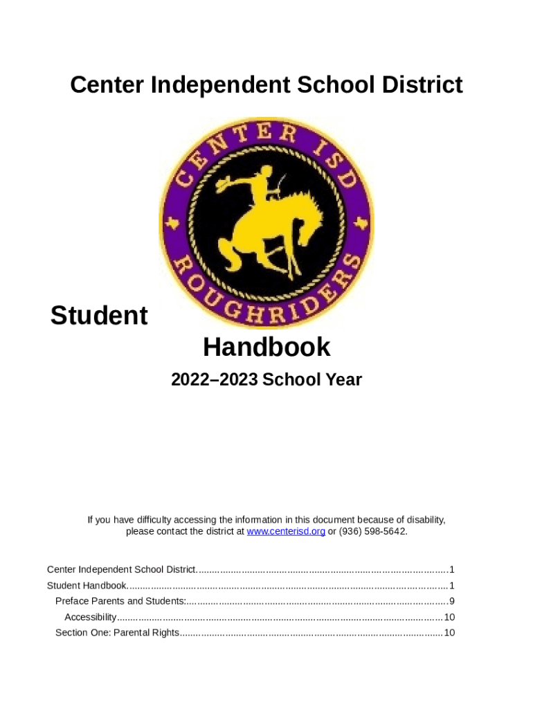2022-2023 Student Handbook.docx - Knox Doss Middle School Doc Template ...