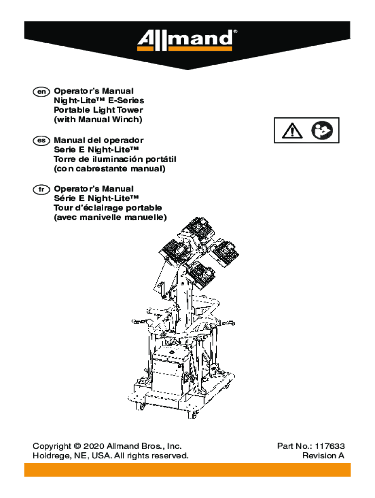 Completable En línea Allmand Night-Lite PRO II V-Series Light Tower ...