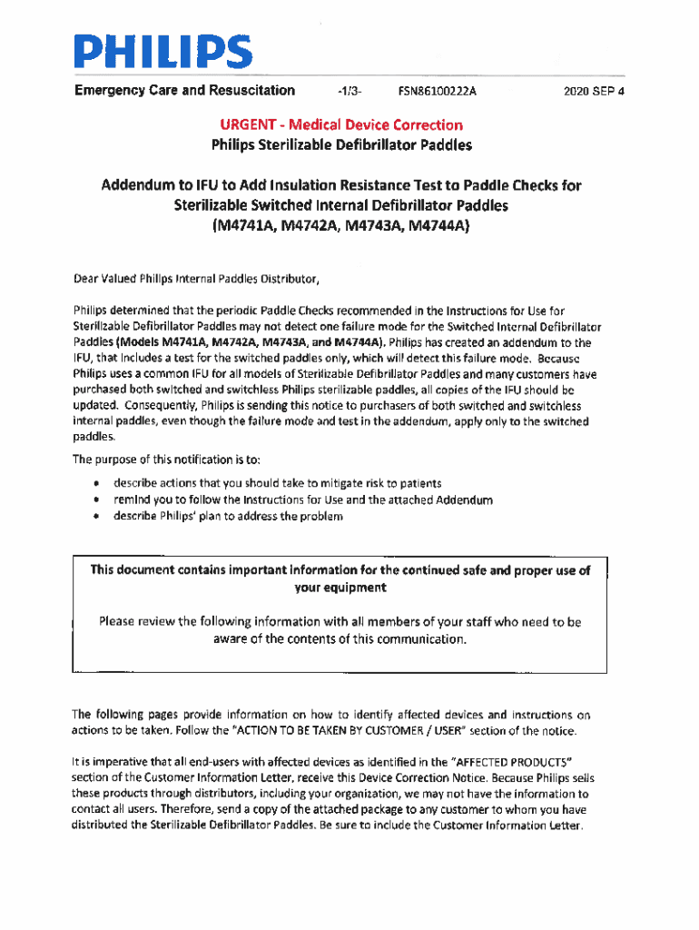 Fillable Online Philips Forced to Stop Making AEDs Until Problems are Fixed Fax Email Print ...