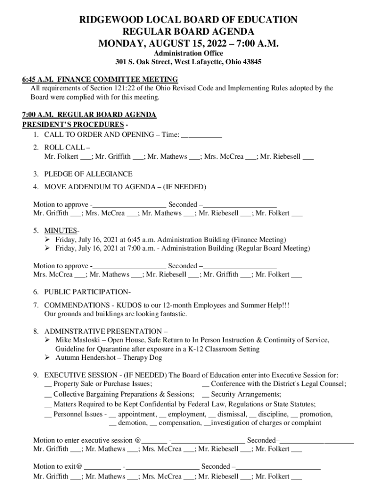 Fillable Online Requirements Of Section 121 22 Of The Ohio Revised Code Fillable Online Requirements Of Section 121 22 Of The Ohio Revised Code