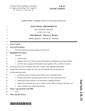 Fillable Online le utah S.B. 133 Modifications to Medicaid Coverage ...