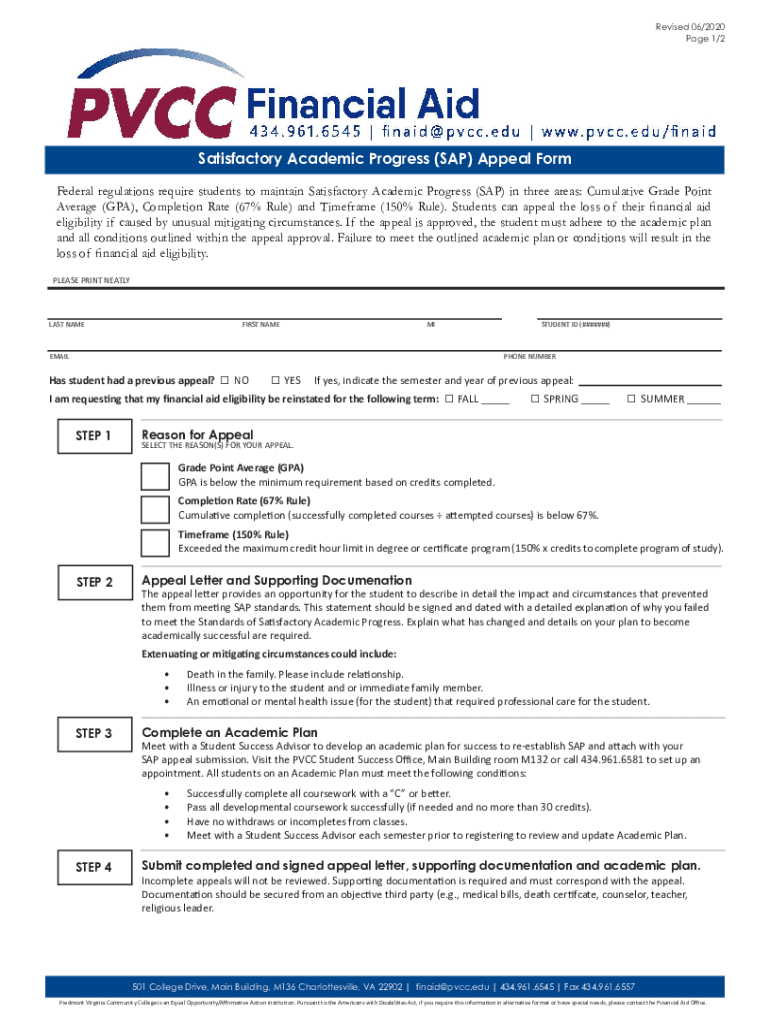Fillable Online Federal regulations require students to maintain ...
