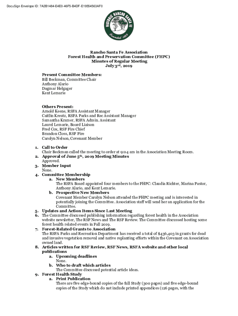 Fillable Online Present Committee Members: Fax Email Print - pdfFiller