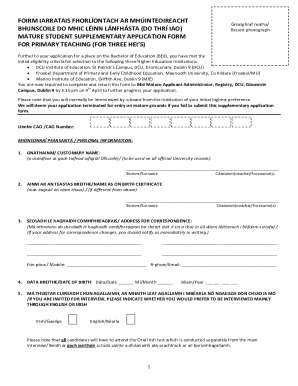 Fillable Online Application Forms - Future Students Fax Email Print - pdfFiller