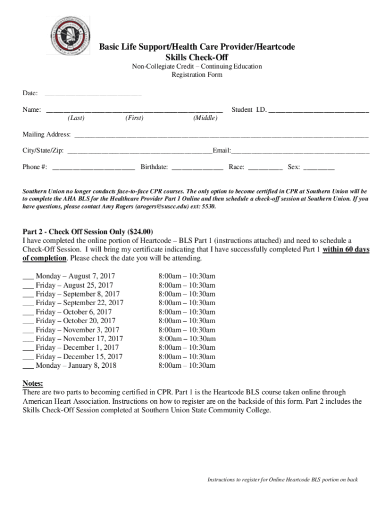 Fillable Online HeartCode BLS - ShopCPR - American Heart Association ...