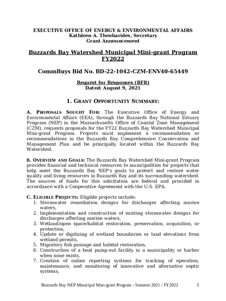 Grant Announcement Doc Template | pdfFiller