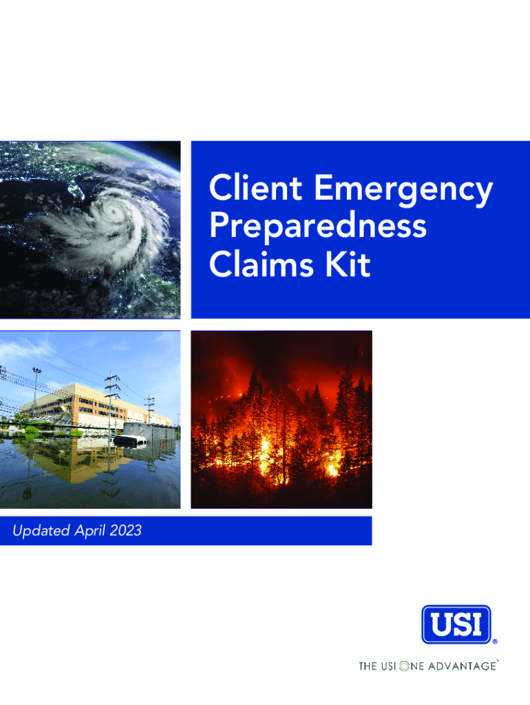 Fillable Online Client Emergency Preparedness Claims Kit Fax Email Print - pdfFiller