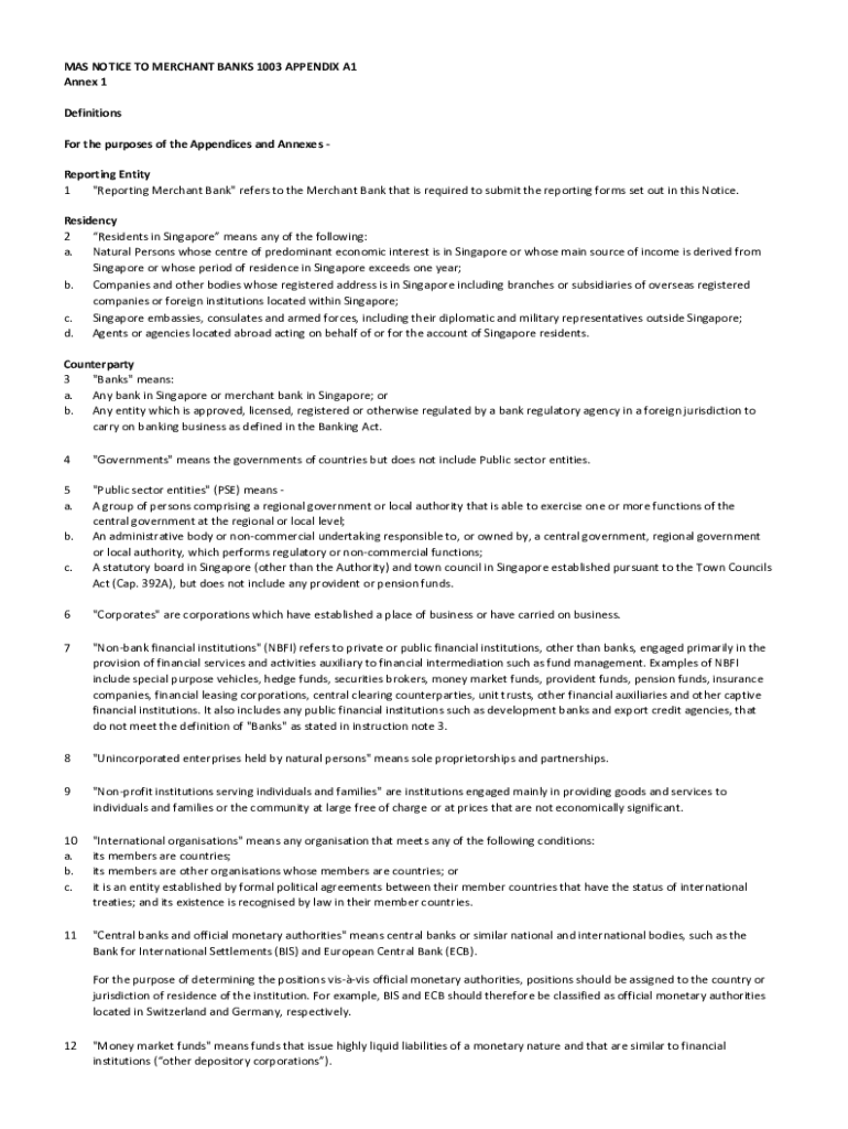 Fillable Online Proposed Revisions To MAS Notice to Banks 610 and ...