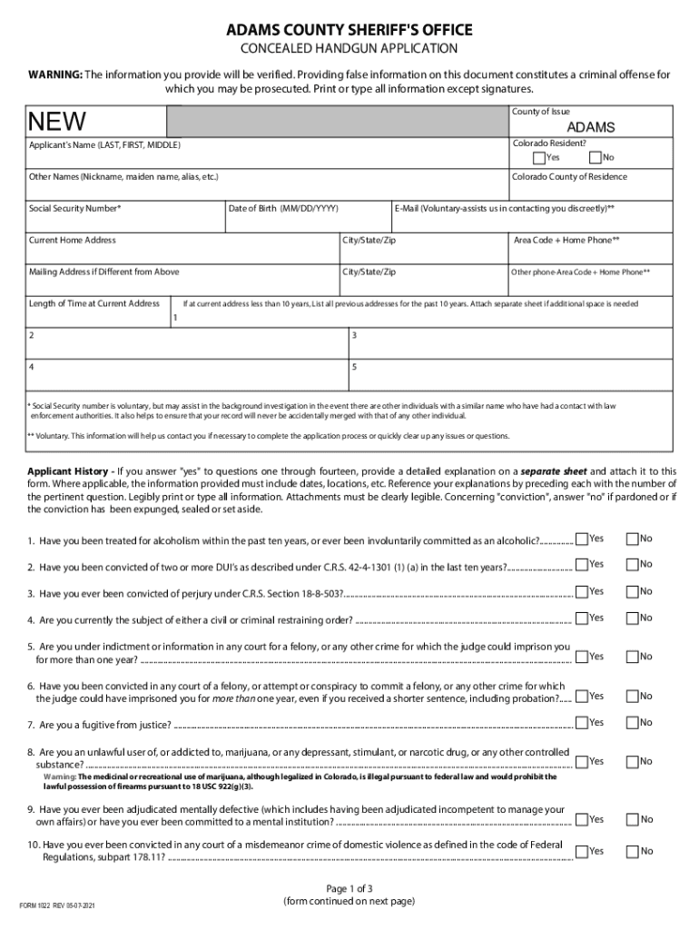 Fillable Online Kansas Application for Concealed Carry Handgun License ...