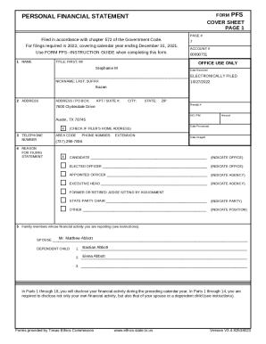 Fillable Online Cover sheet for audited financial statement: Fill out ...