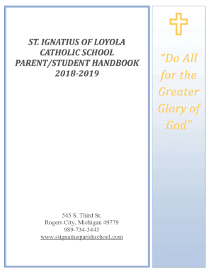 Fillable Online St. Ignatius Catholic School in Rogers City, MI Fax Email Print - pdfFiller
