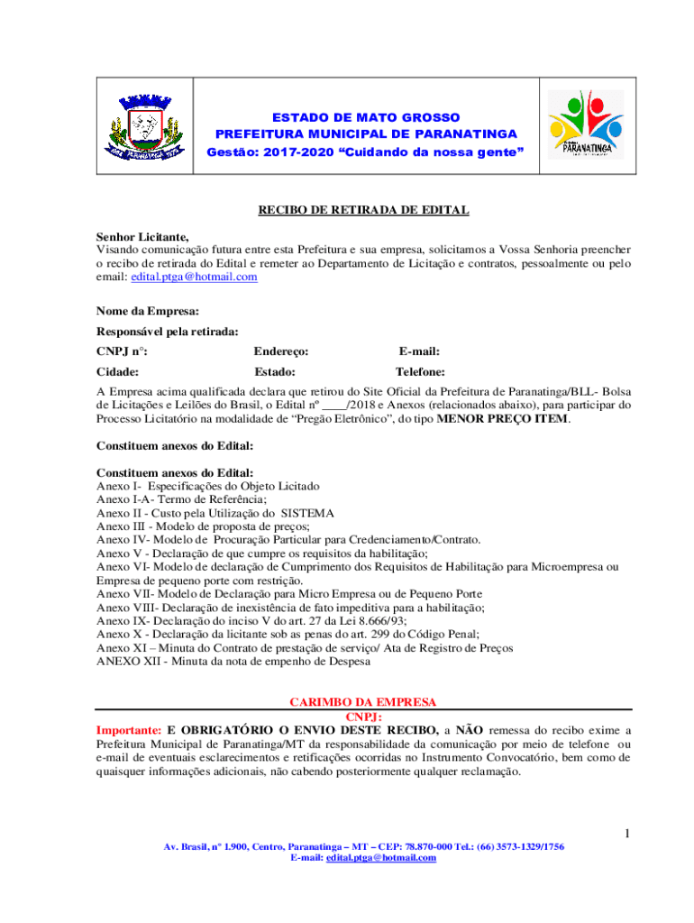 Preenchível Disponível Visando comunicao futura entre esta Prefeitura e ...