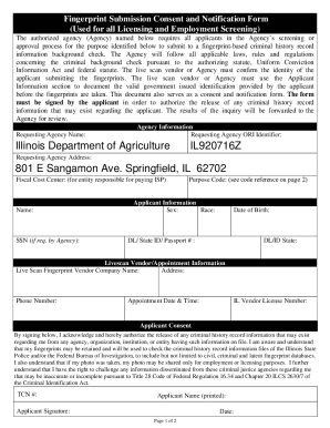 Fillable Online Fingerprint Consent Form.pdf. This form is required for ...