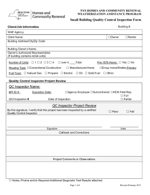 Fillable Online Sample quality control inspector form Fax Email Print ...