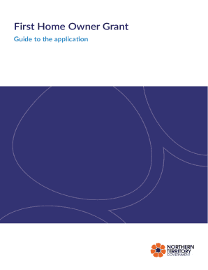 Fillable Online nt gov First Home Owner Grant Fact Sheet Fax Email ...