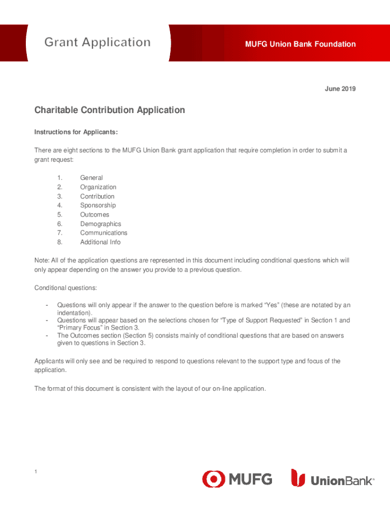 Fillable Online Login - MUFG Union Bank Foundation Proposal ... - Grants Fax Email Print - pdfFiller