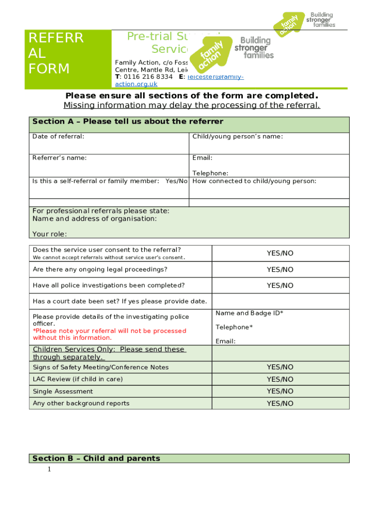 Multi Agency Referral (MARF) Doc Template | pdfFiller