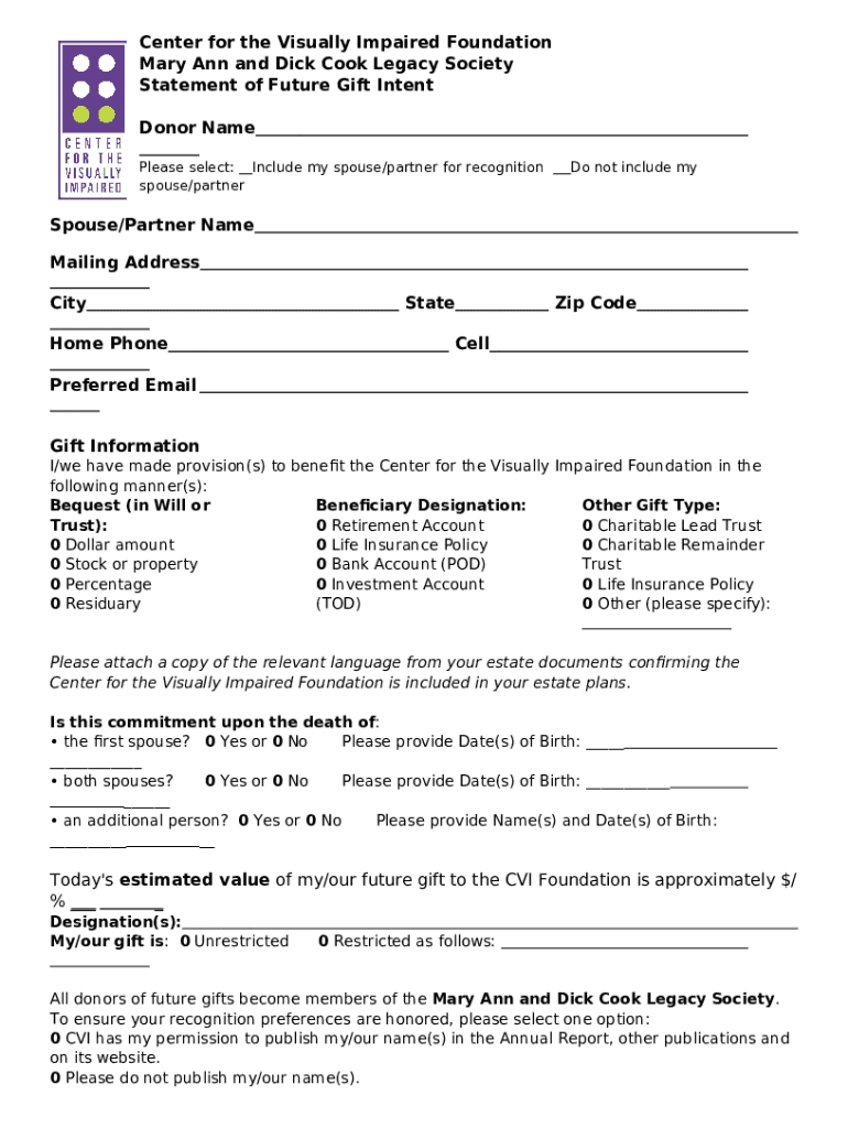 CVI-Cook-Legacy-Society-Intent-- ... Doc Template | pdfFiller