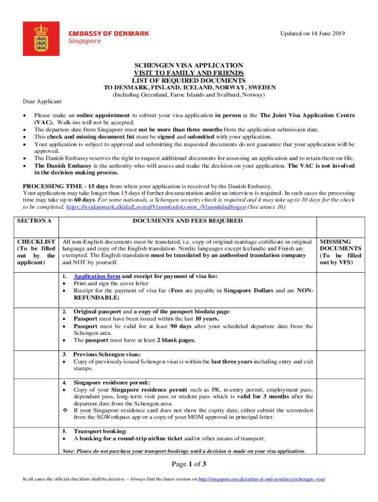 Fillable Online How to Apply for a Norway Schengen Visa for Tourists ...