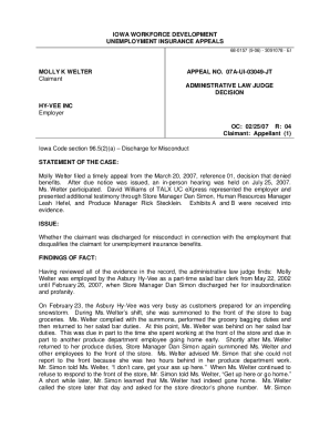 Fillable Online appeal no. 07a-ui-03049-jt Fax Email Print - pdfFiller