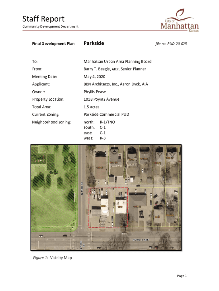 Fillable Online Final Development Plan Fax Email Print - pdfFiller